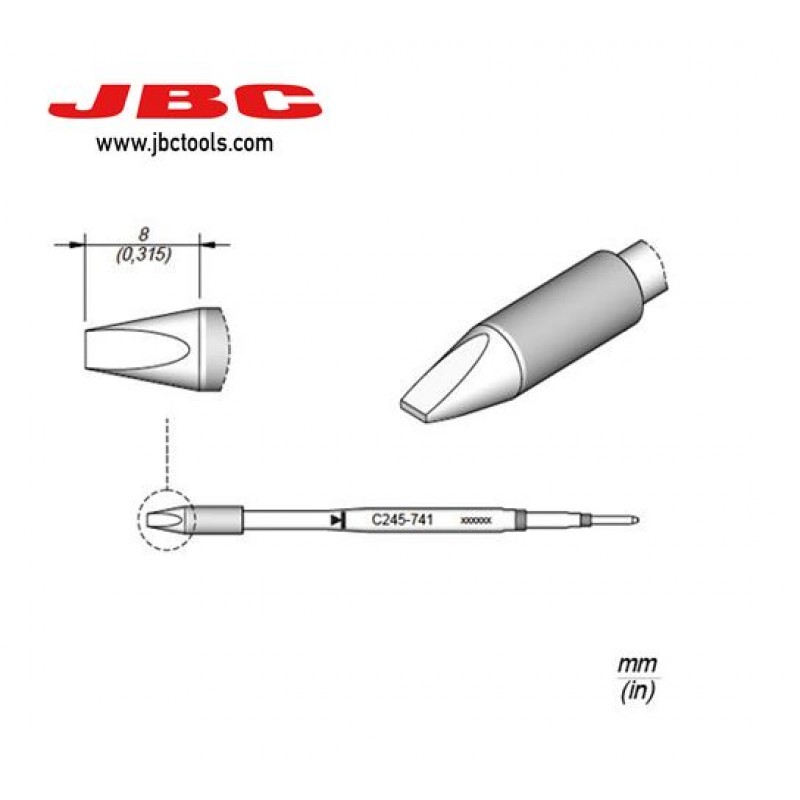 JBC C245-741 Havya Ucu - AntistatikMarket - İzge Mühendislik | ANTİSTATİK