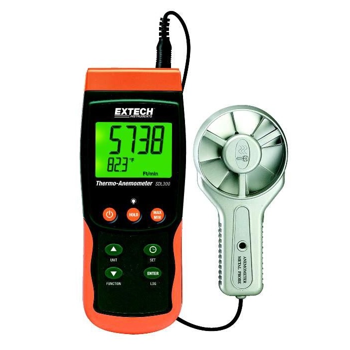 Extech SDL 300 Termometre-Anemometre Datalogger | ANTİSTATİK