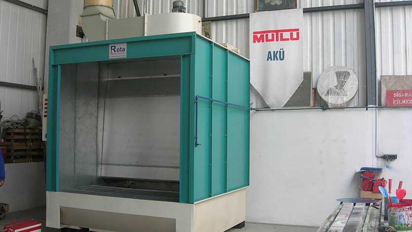 Our Services | Rota Machine - Wet Painting Booth with Water Curtain
