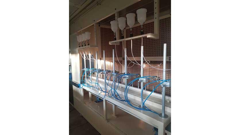 Our Services | Rota Machine - Wet Painting Booth with Solid Filter